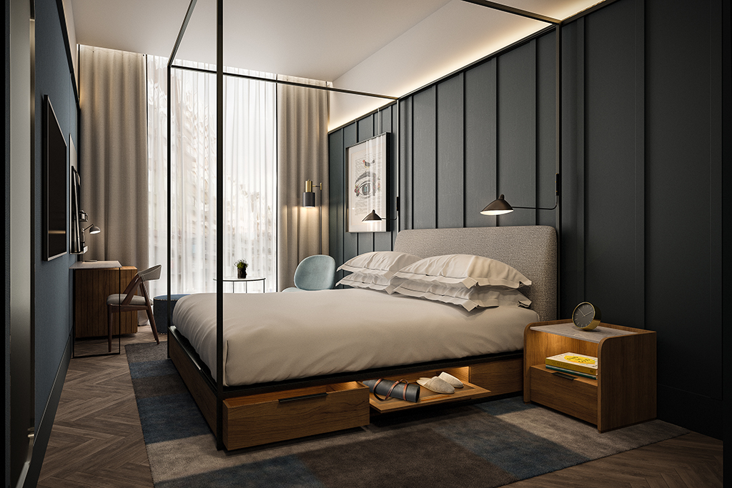 Projects | Lille Hotel - Architecture - Interior design - Paris - France